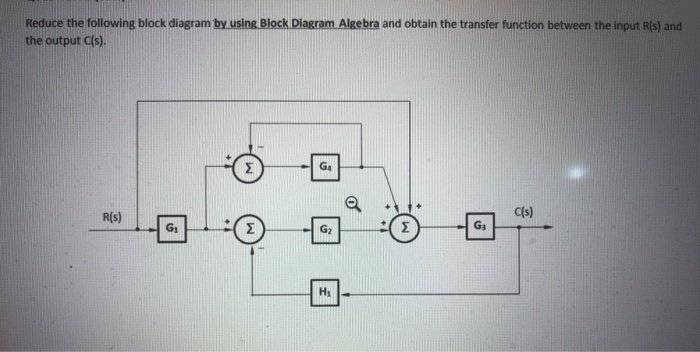 Solved Reduce the following block diagram by using Block | Chegg.com Solved Reduce the following block diagram by using Block | Chegg.com