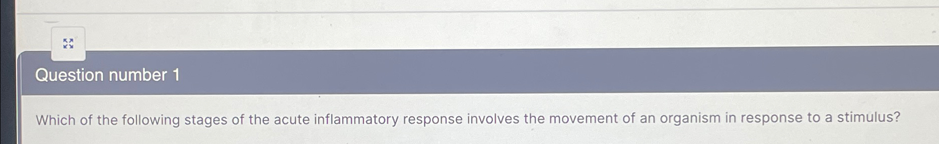 Solved Question number 1Which of the following stages of the | Chegg.com