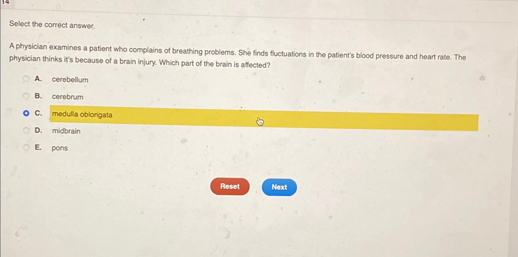 Solved Select the correct answer.A physician examines a | Chegg.com
