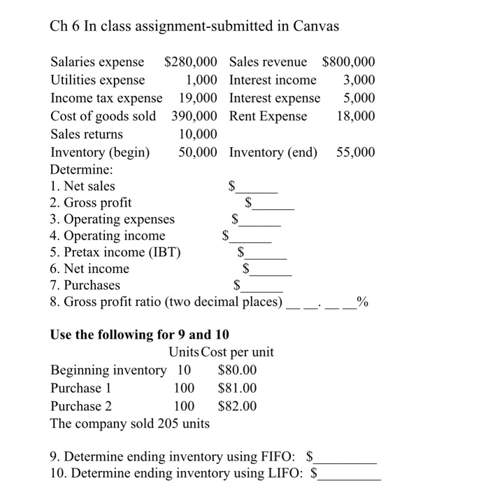 Solved Ch 6 In Class Assignment Submitted In Canvas Salaries 