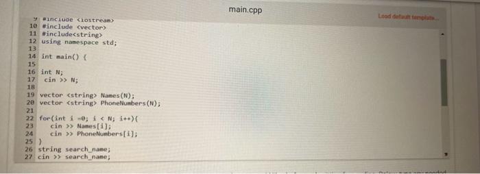 Solved Need Help with C++ code. Not obtaing the correct | Chegg.com