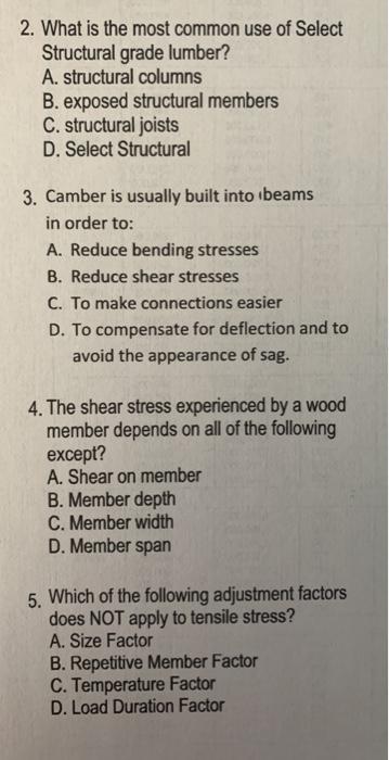 Solved 2. What is the most common use of Select Structural | Chegg.com