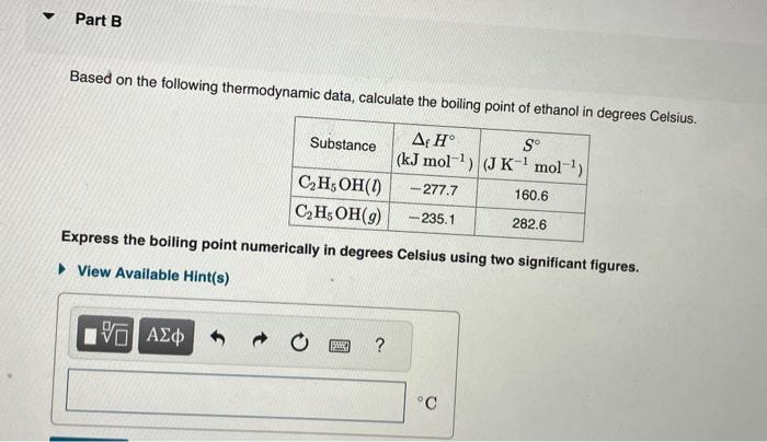 Solved Based on the following thermodynamic data, calculate | Chegg.com