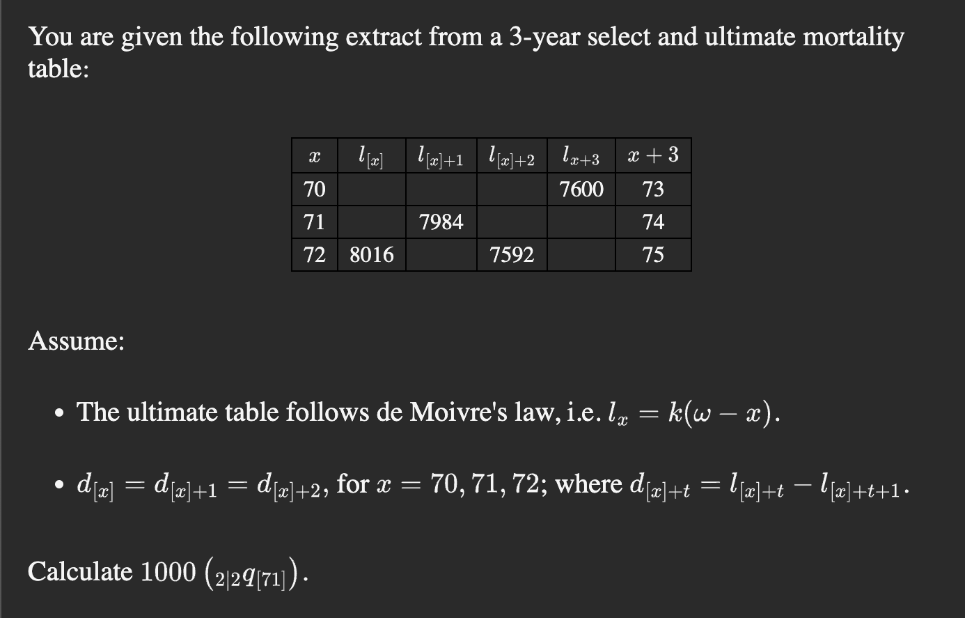 Solved You are given the following extract from a 3-year | Chegg.com