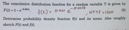 Solved The cumulative distribution function for a random | Chegg.com