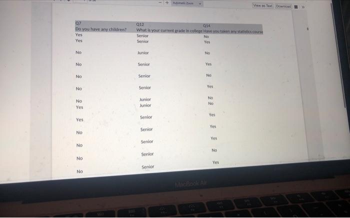 6 Pick A Variable From The Dataset Excel Data For 9199
