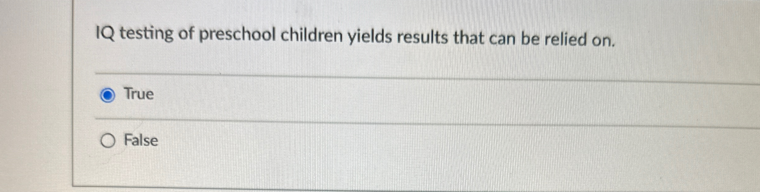 Solved IQ testing of preschool children yields results that | Chegg.com