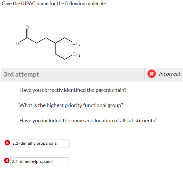 Solved 3rd attemptHave you correctly identified the parent | Chegg.com