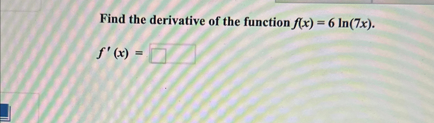 Solved Find the derivative of the function | Chegg.com