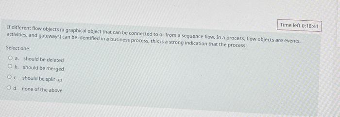 Solved If Different Flow Objects A Graphical Object That 