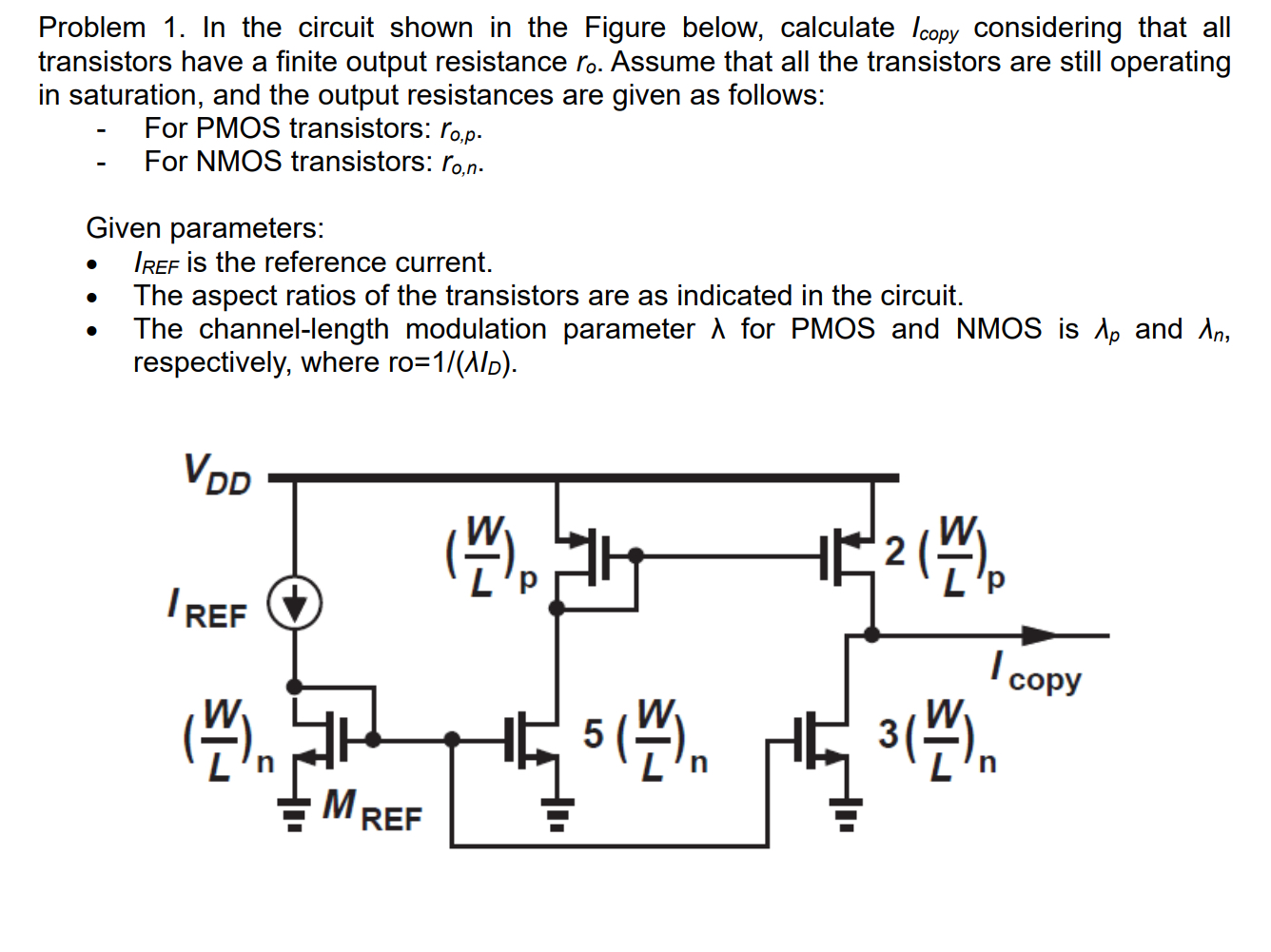 [Solved]: Problem 1. In the circuit shown in the Figure belo