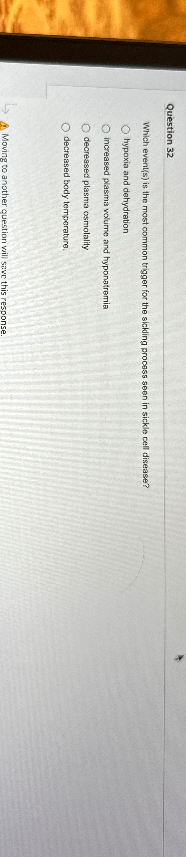Solved Question 32Which event(s) ﻿is the most common trigger | Chegg.com