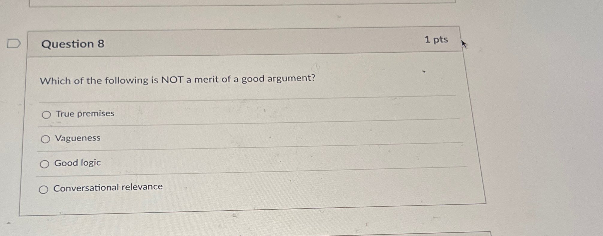 Solved Question 81 ﻿ptsWhich of the following is NOT a merit | Chegg.com