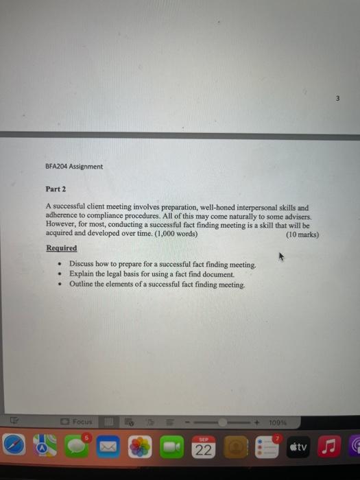 Solved Part 2 A successful client meeting involves | Chegg.com