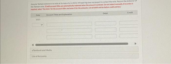 Solved Whispering Supply Co. has the following transactions | Chegg.com