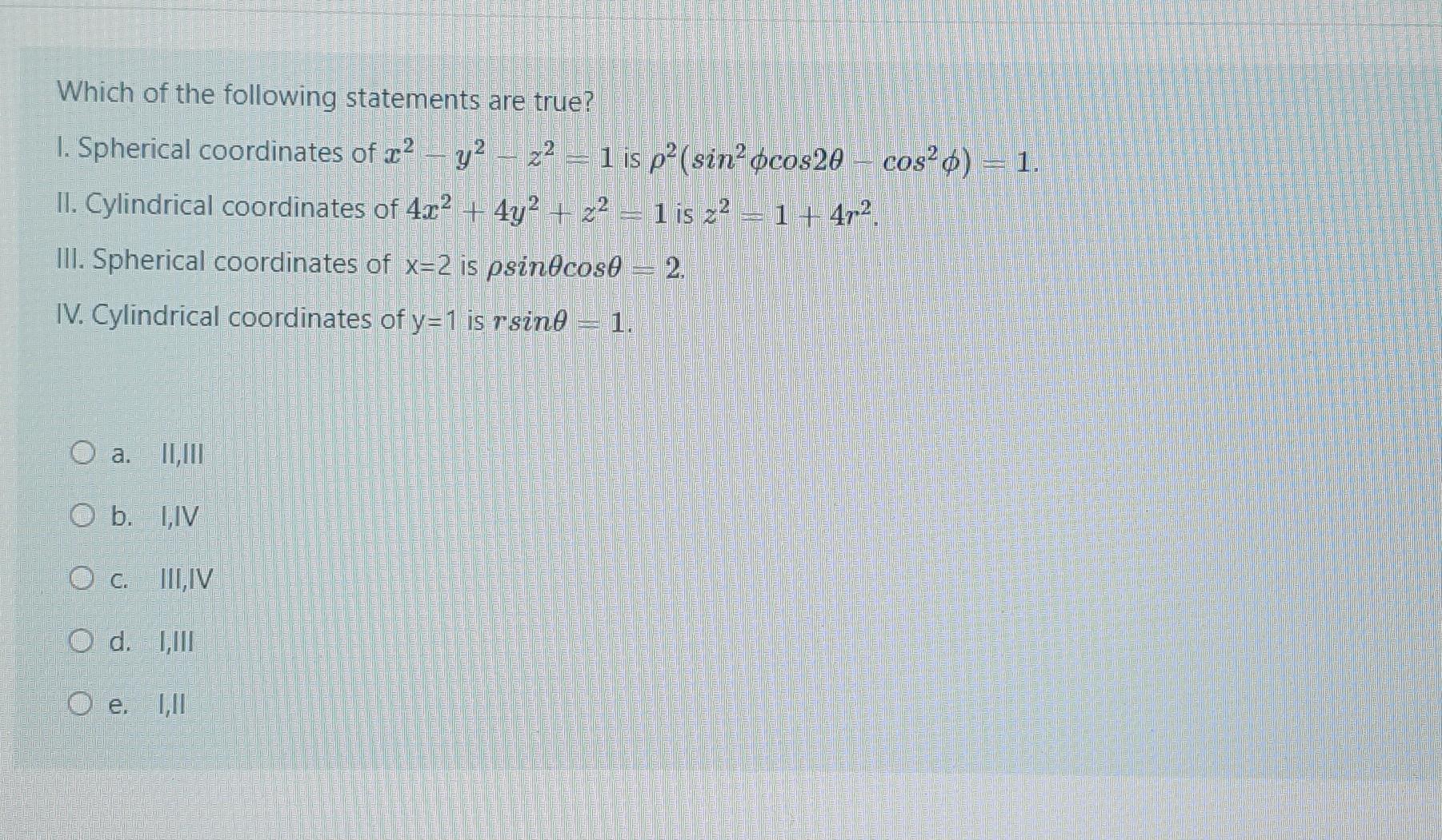 Solved Which of the following statements are true? 1. | Chegg.com