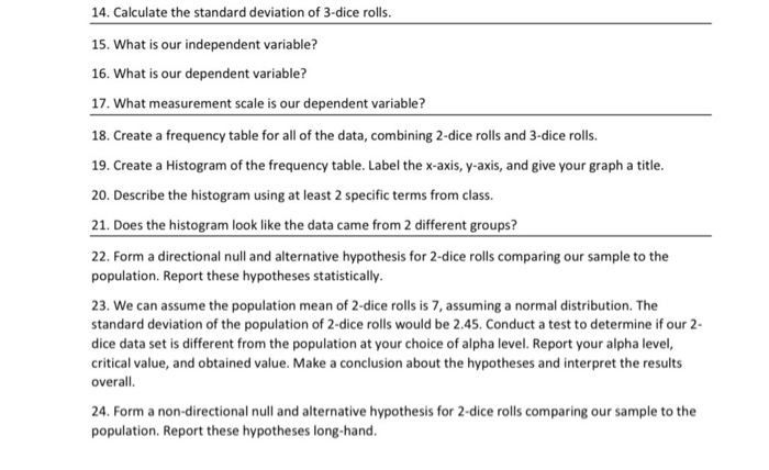 Solved Use The Data Table Below For All Of The Problems In