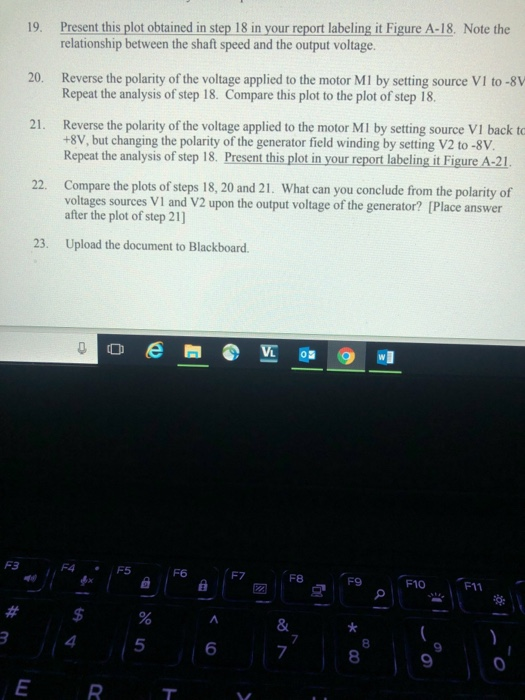 In Multisim, construct the DC motor/generator circuit | Chegg.com