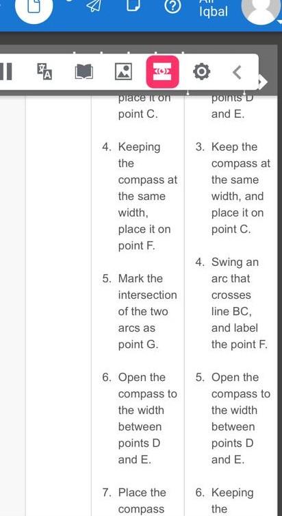 Solved \begin{tabular}{l|l} 4. Keeping the compass at | Chegg.com