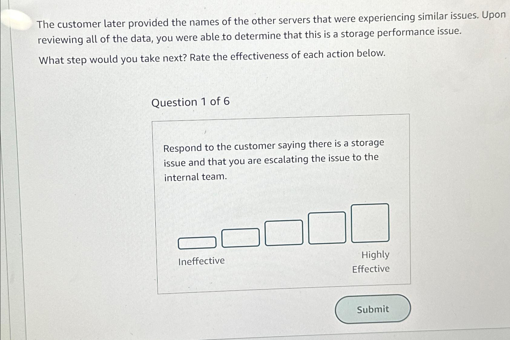 Solved The customer later provided the names of the other | Chegg.com