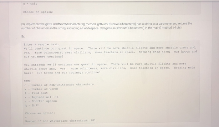 Solved (4) Implement the getNumOfWords() method.getNum | Chegg.com