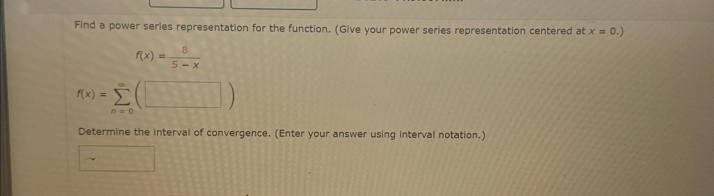 Solved Find a power series representation for the function. | Chegg.com