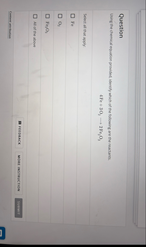 Solved QuestionUsing the chemical equation provided, | Chegg.com