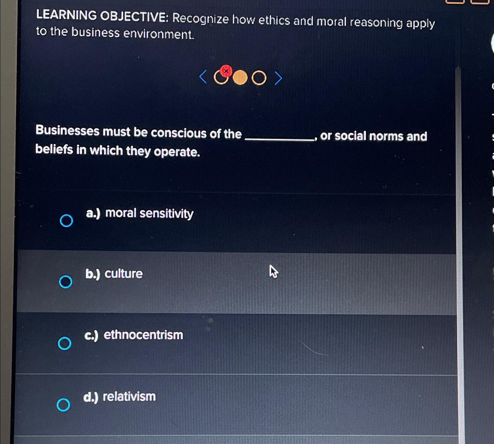 Solved LEARNING OBJECTIVE: Recognize how ethics and moral | Chegg.com