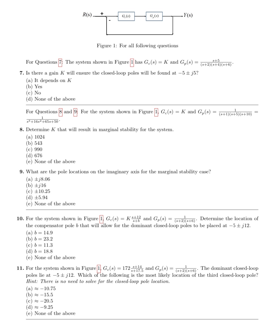 Solved Figure 1: For all following questionsFor Questions 7: | Chegg.com