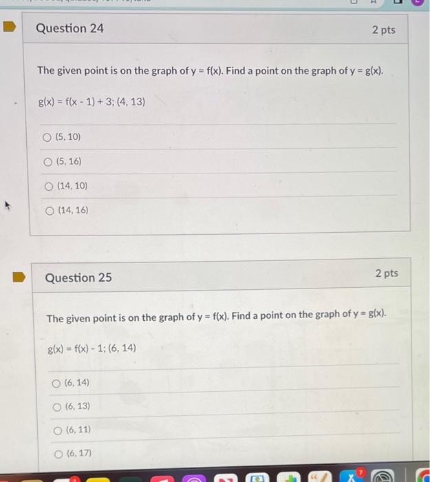 Solved The given point is on the graph of y=f(x). Find a | Chegg.com