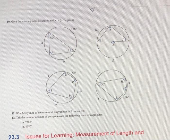Solved 7. Without using a protractor estimate and sketch | Chegg.com