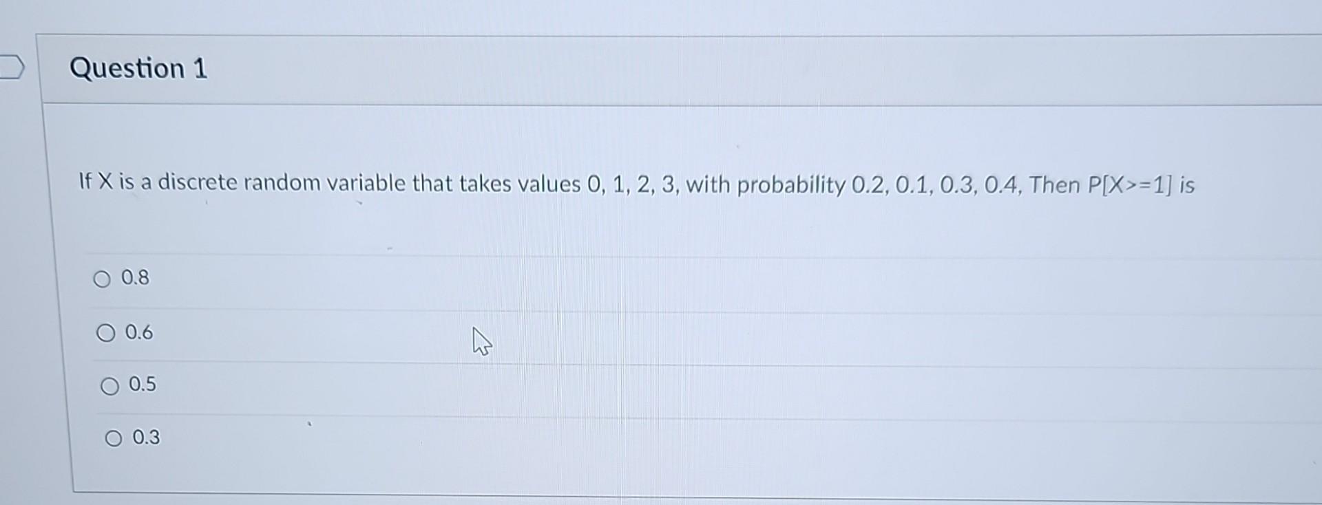 Solved If X is a discrete random variable that takes values | Chegg.com