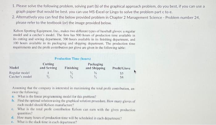 1 Please Solve The Following Problem Solving Part 