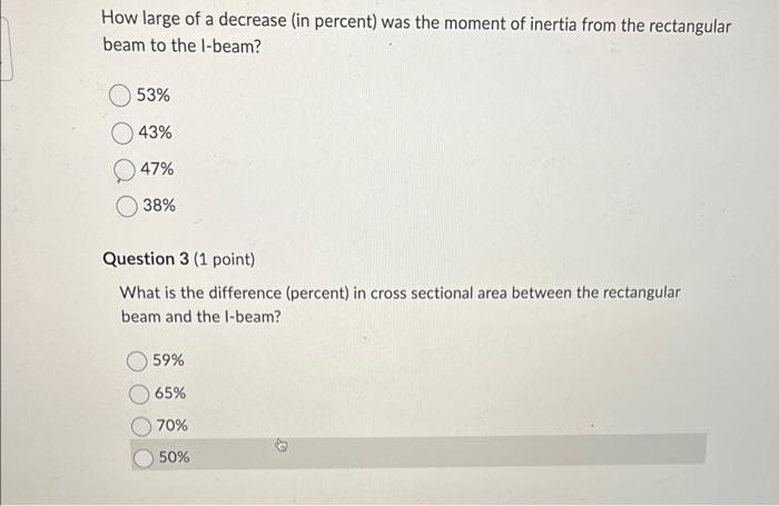 How large of a decrease (in percent) was the moment | Chegg.com