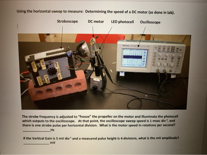 Using the horizontal sweep to measure: Determining | Chegg.com