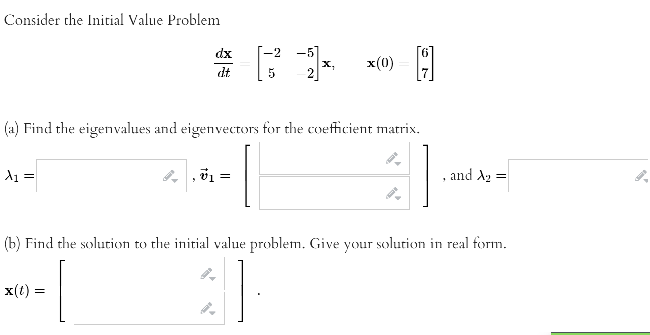 Solved Consider the Initial Value | Chegg.com