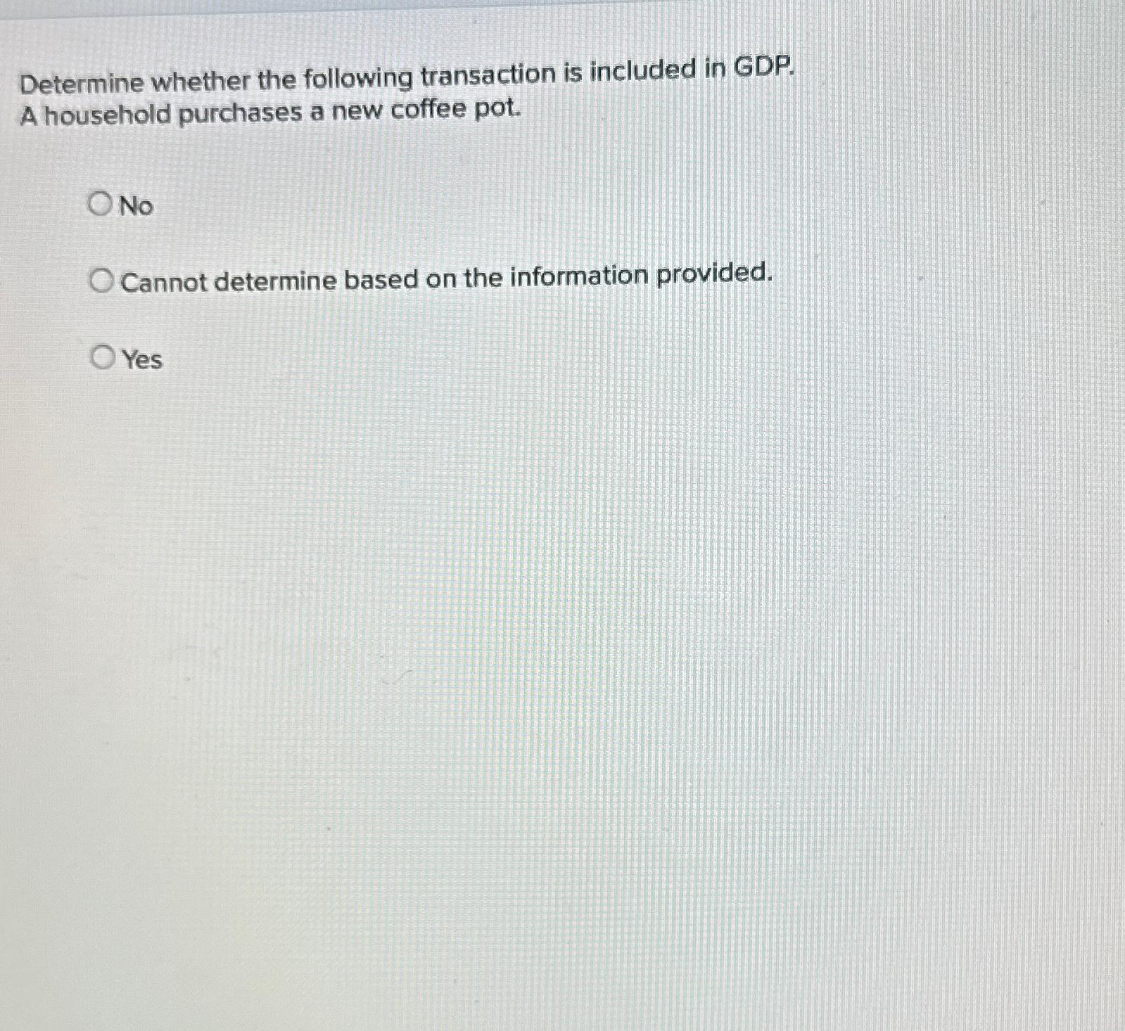 Solved Determine whether the following transaction is | Chegg.com