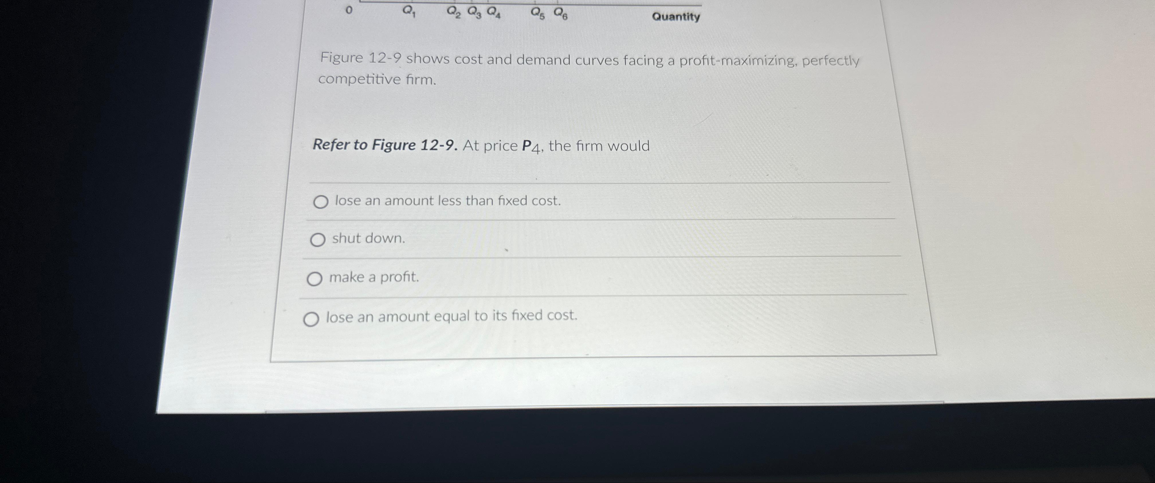 Solved Figure 12-9 ﻿shows cost and demand curves facing a | Chegg.com