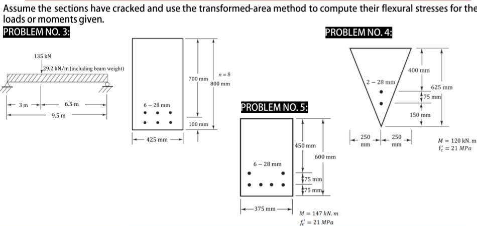 Solved Assume the sections have cracked and use the | Chegg.com