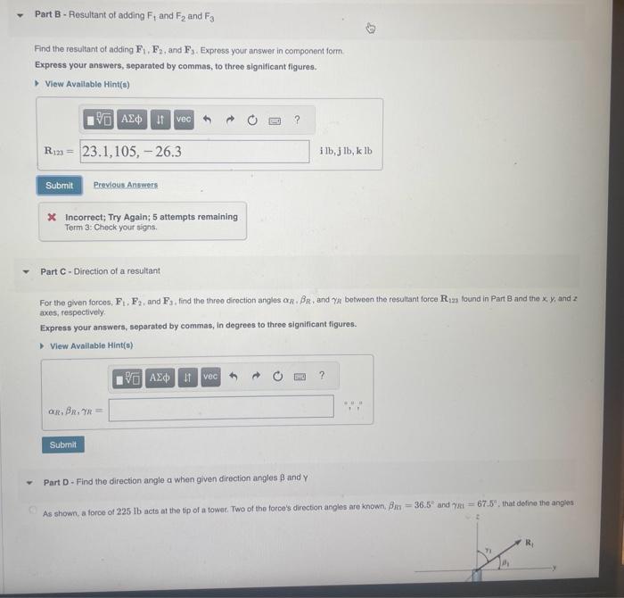 Solved Learning Goal: To find the resultant of multiple | Chegg.com