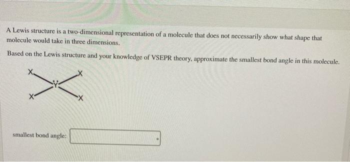 Solved A Lewis structure is a two-dimensional representation | Chegg.com