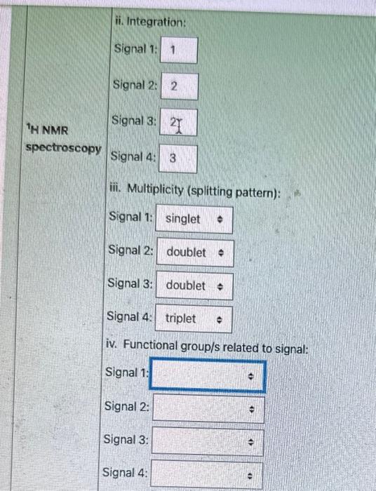 Solved ii. Integration: Signal 1: Signal 2: Signal 3: Signal | Chegg.com