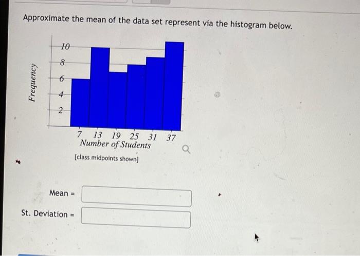 Solved Determine each statistic below from the given | Chegg.com