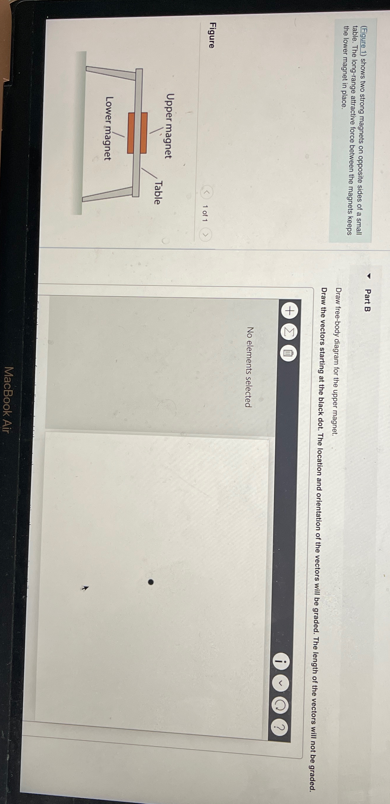 Solved (Figure 1) ﻿shows two strong magnets on opposite | Chegg.com