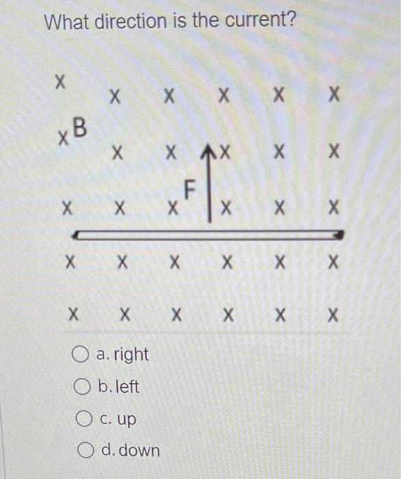 Solved What direction is the current? | Chegg.com