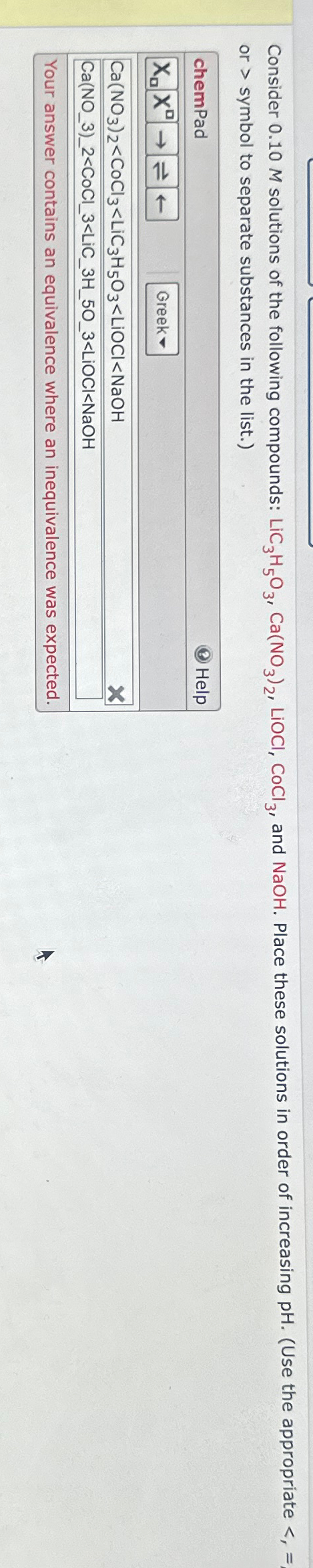 Solved Consider 0.10M ﻿solutions of the following compounds: | Chegg.com