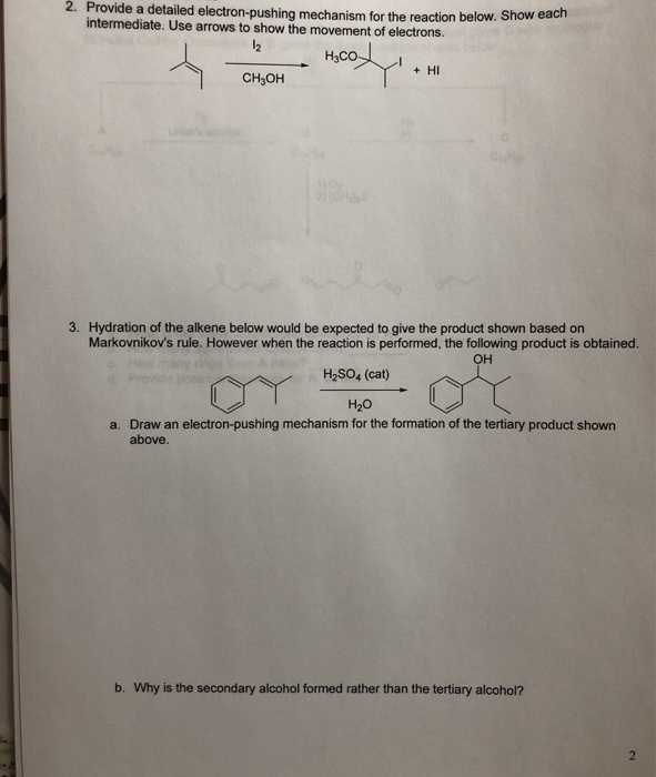 Solved 1. Provide the missing starting materials, reagent, | Chegg.com