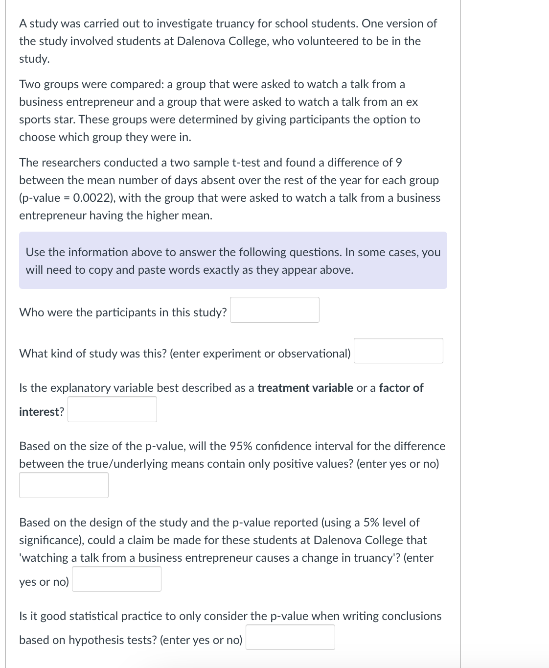 Solved Fill all the questions and explain the reason | Chegg.com