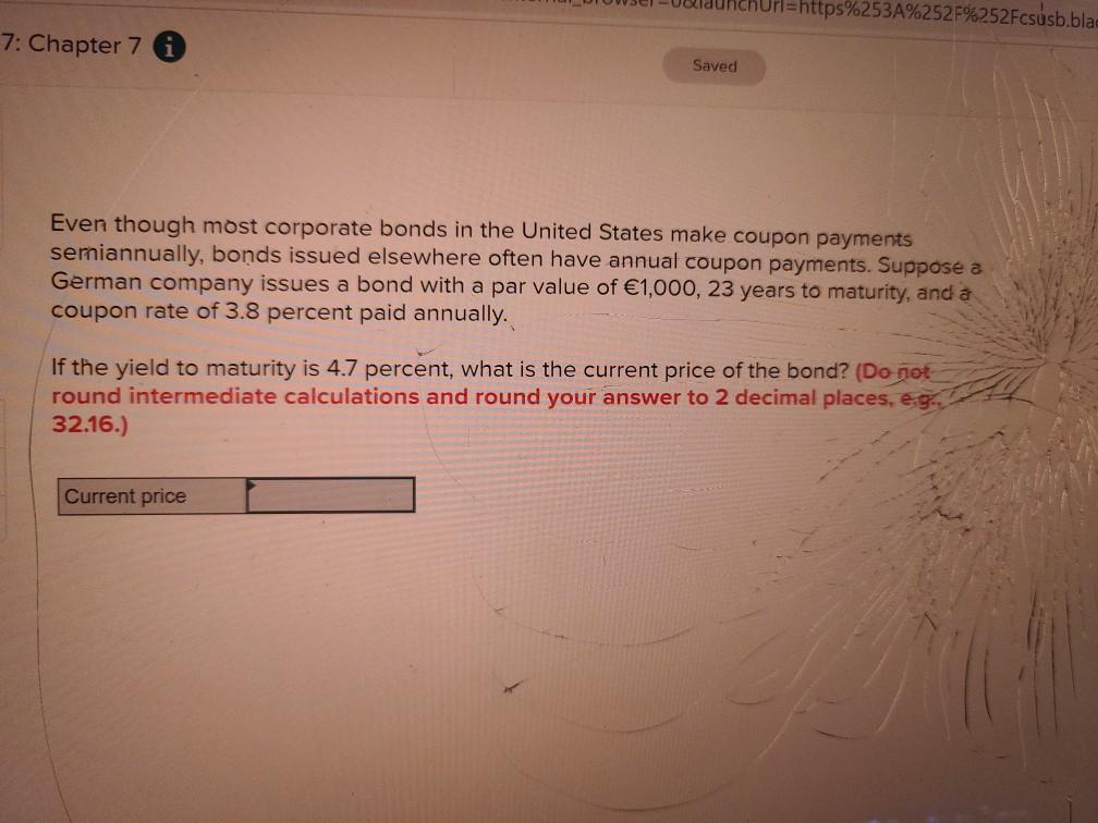 Solved =https%253A%252F%252Fcsusb.bla 7: Chapter 7 0 Saved | Chegg.com ...