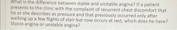 Solved What is the difference between stable and unstable | Chegg.com
